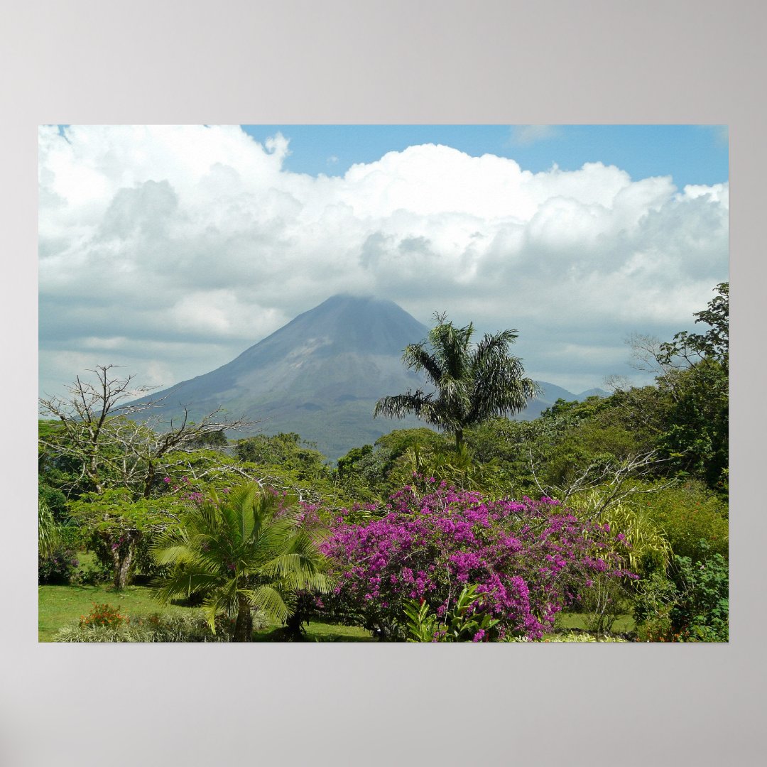 Arenal Volcano - Costa Rica Poster | Zazzle