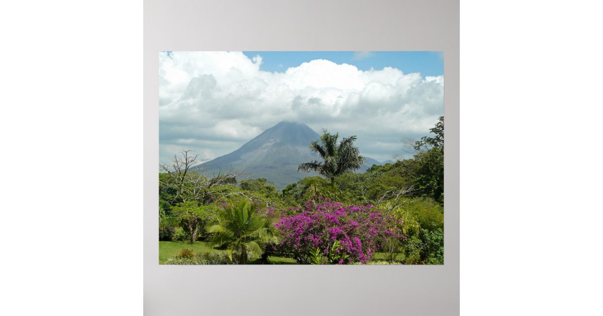 Arenal Volcano - Costa Rica Poster | Zazzle
