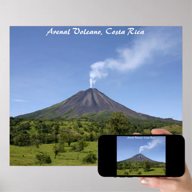 Arenal Volcano Costa Rica Poster | Zazzle