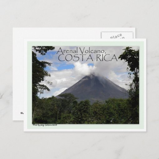 Arenal Volcano Postcard | Zazzle
