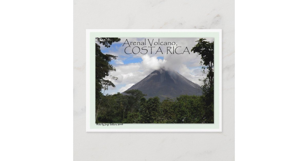 Arenal Volcano Postcard | Zazzle