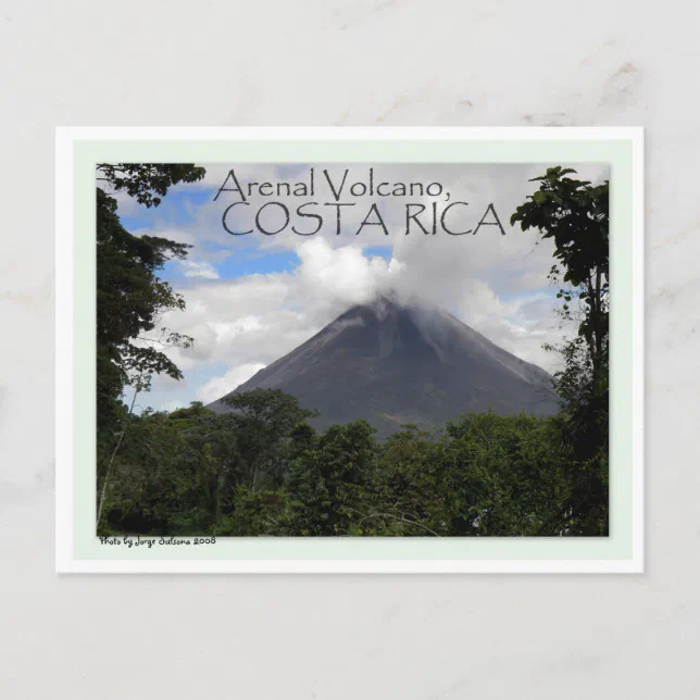 Arenal Volcano Postcard | Zazzle