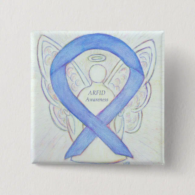 ARFID (Eating Disorder) Awareness Ribbon Angel Pin | Zazzle