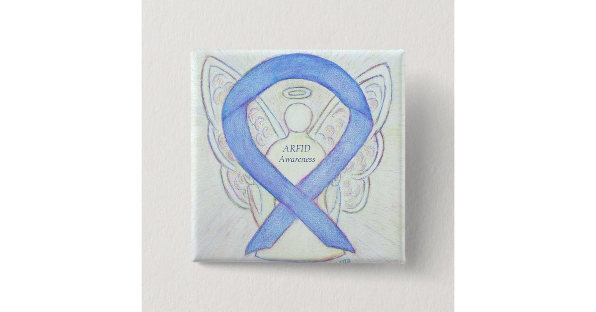 ARFID (Eating Disorder) Awareness Ribbon Angel Pin | Zazzle