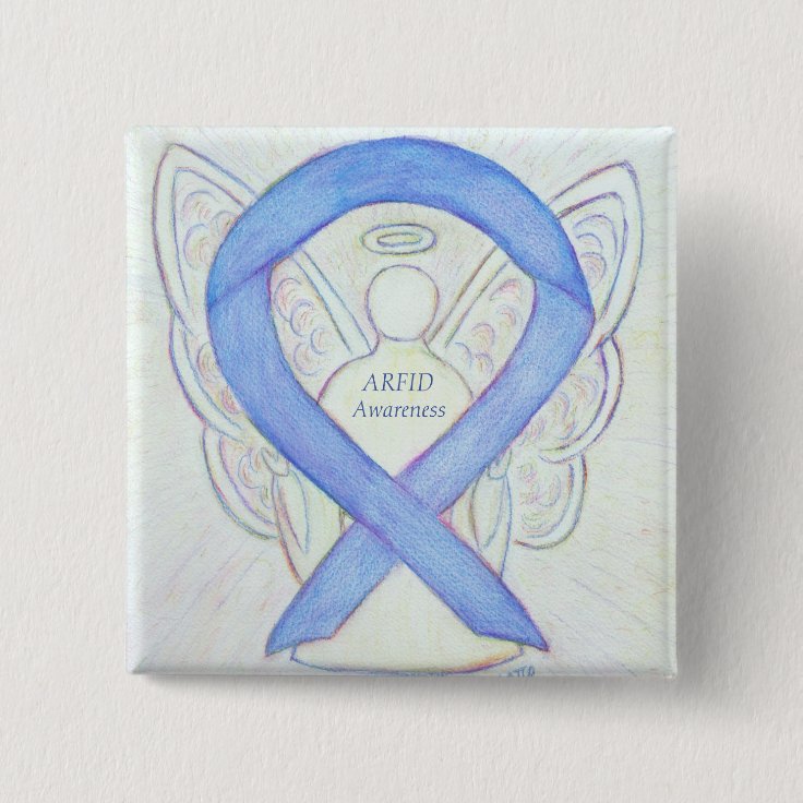 ARFID (Eating Disorder) Awareness Ribbon Angel Pin | Zazzle