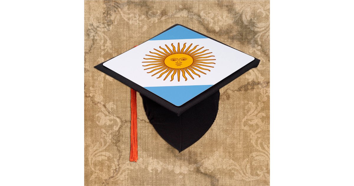 Argentina & Argentina Flag - Students /University Graduation Cap Topper ...