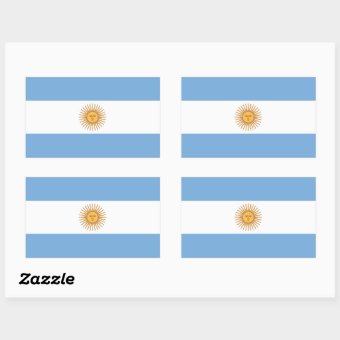 Argentina Flag Sticker | Zazzle