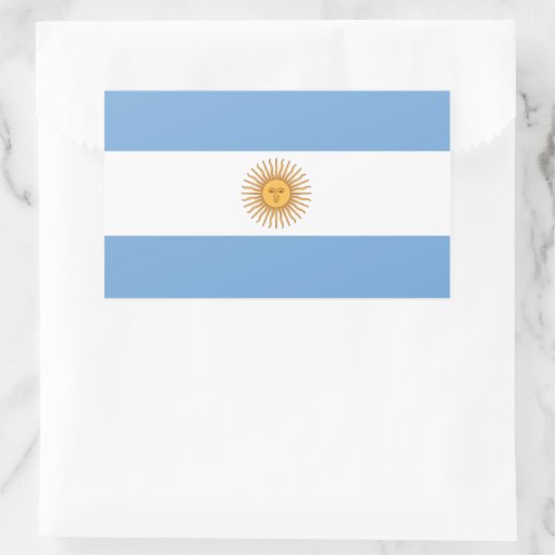 Argentina Flag Sticker | Zazzle