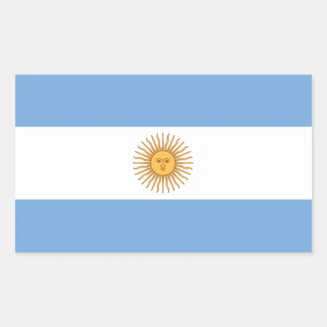 Argentina Flag Sticker | Zazzle