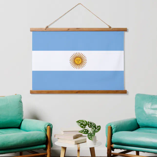 Argentina National Flag Patriotic Argentine Decor Hanging Tapestry | Zazzle