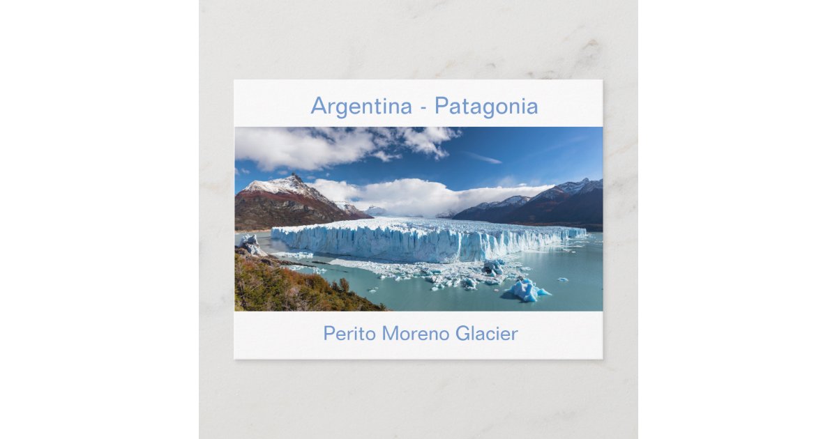 Argentina - Perito Moreno Glacier postcard | Zazzle