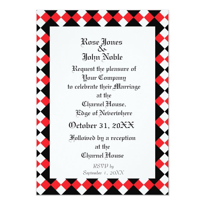 Argyll Ivory XI (Ruby) Wedding Invitation | Zazzle.com