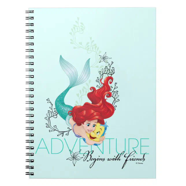 Ariel | Adventure Begins With Friends Notebook | Zazzle