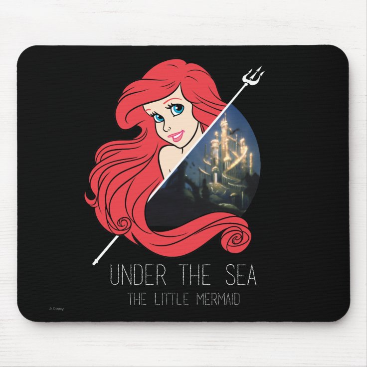 Ariel Atlantis Graphic - Under The Sea Mouse Pad | Zazzle