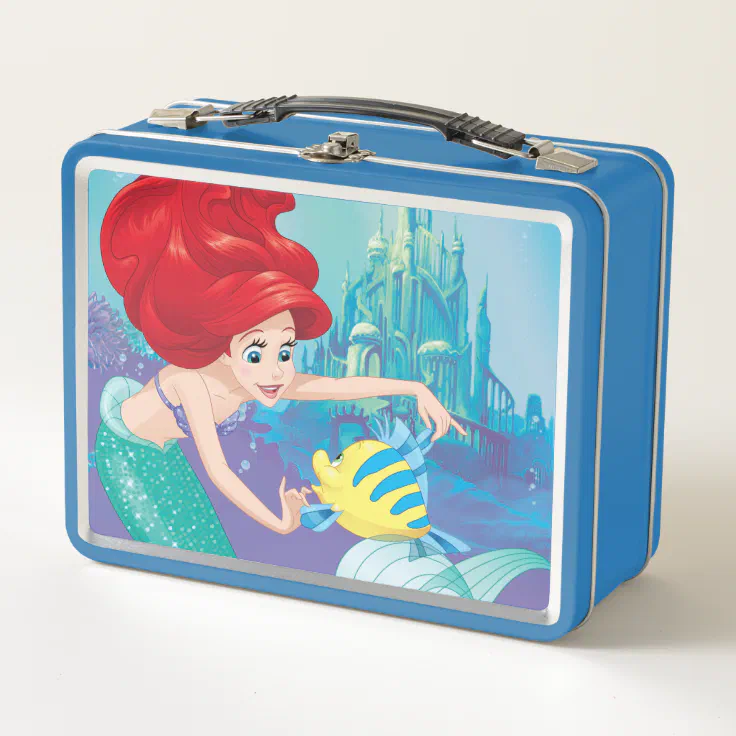 Ariel | Besties Rule Metal Lunch Box | Zazzle