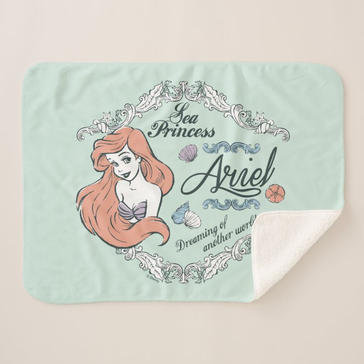 Ariel | Dreaming of Another World Sherpa Blanket | Zazzle