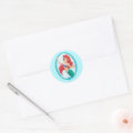 Ariel Frame Classic Round Sticker | Zazzle