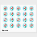 Ariel Frame Classic Round Sticker | Zazzle
