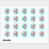 Ariel Frame Classic Round Sticker | Zazzle
