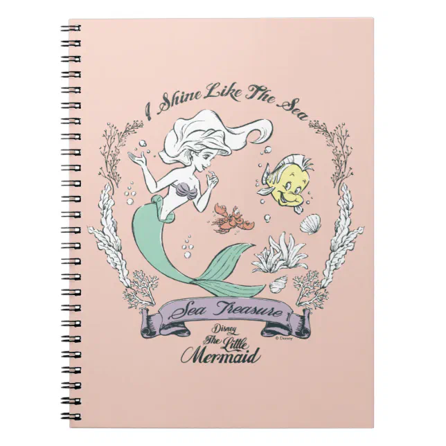 Ariel | I Shine Like the Sea Notebook | Zazzle
