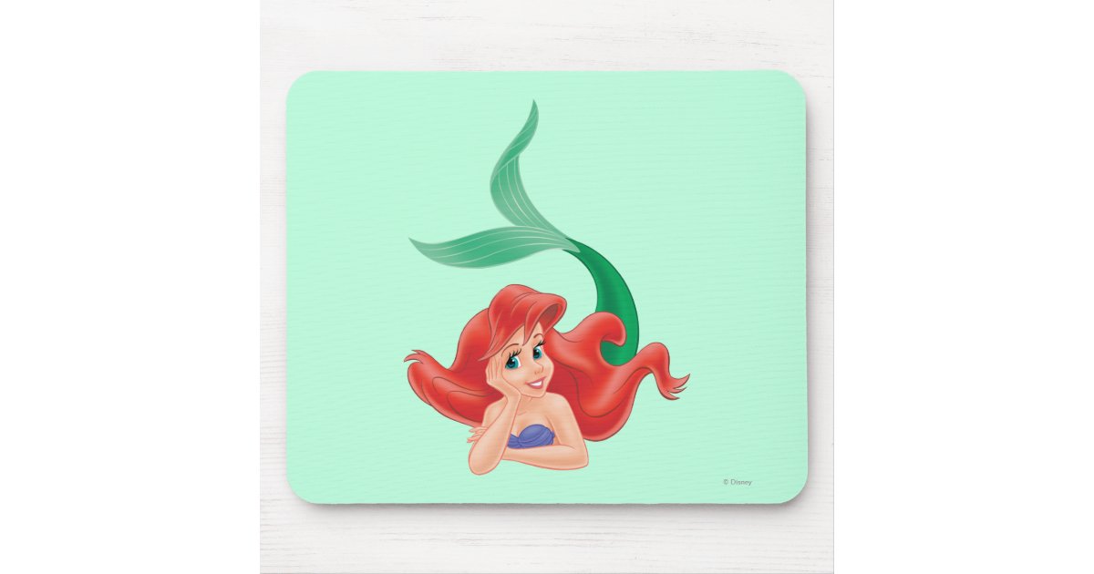 Ariel Laying Down Mouse Pad | Zazzle