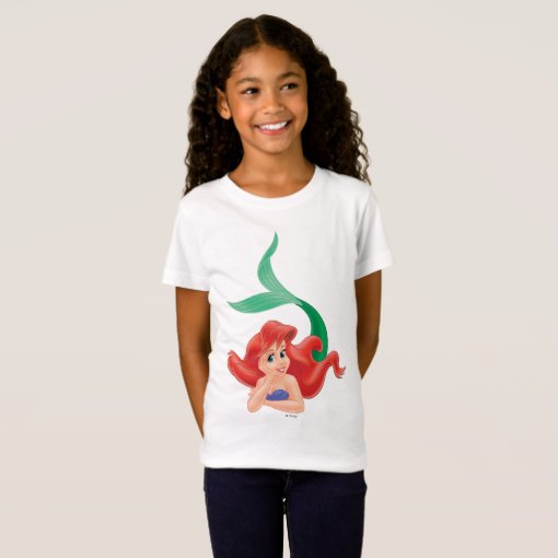 Ariel Laying Down T-Shirt | Zazzle