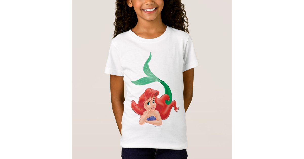 Ariel Laying Down T-Shirt | Zazzle