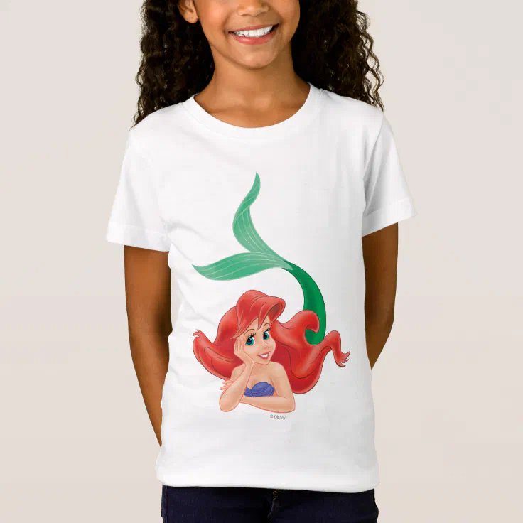 Ariel Laying Down T-Shirt | Zazzle