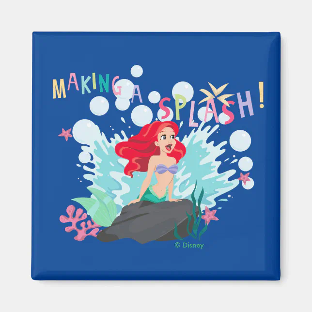 Ariel | Making A Splash! Magnet | Zazzle
