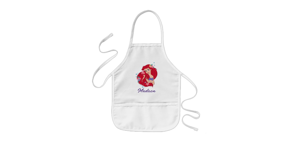 Ariel Ocean Beauty Bloom Kids' Apron | Zazzle