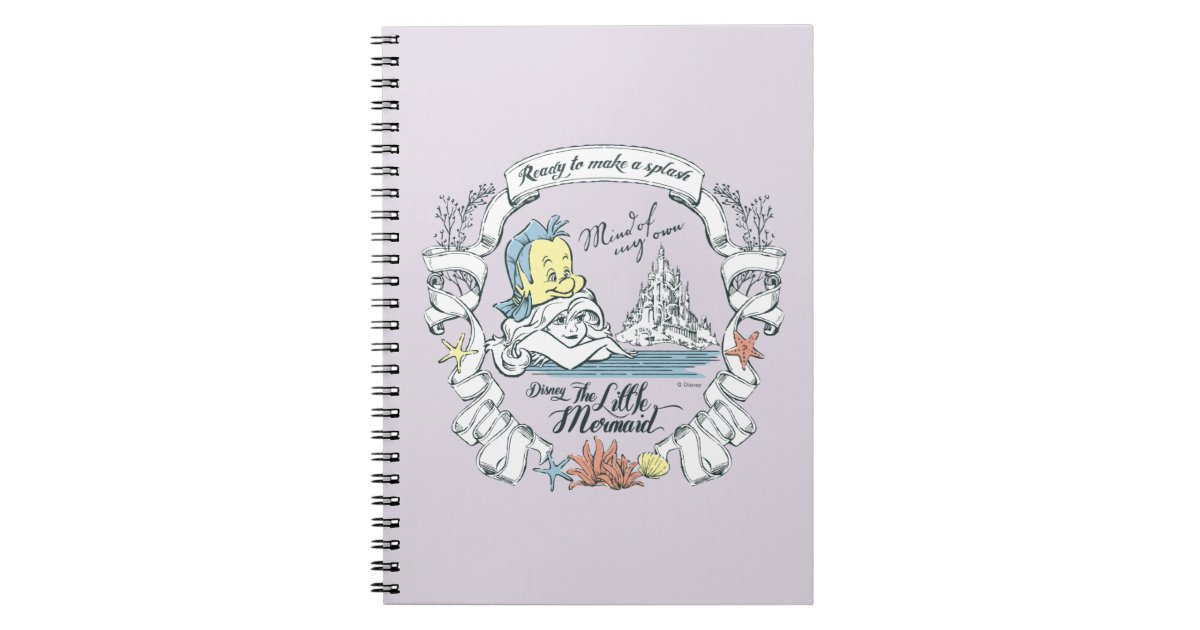 Ariel | Ready to Make a Splash Notebook | Zazzle