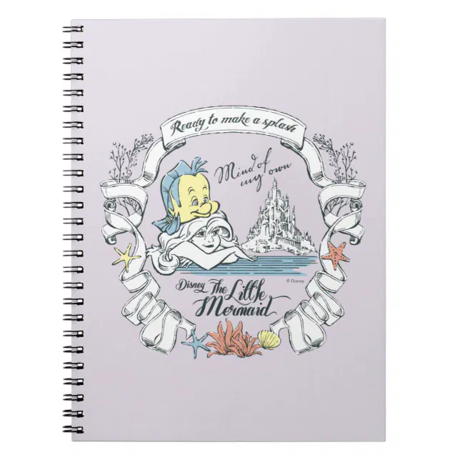 Ariel | Ready to Make a Splash Notebook | Zazzle