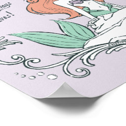 Ariel | Sparkles Always Make Waves Poster | Zazzle