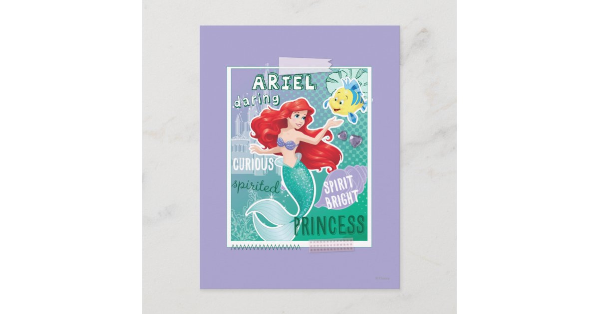 Ariel - Spirit Bright Princess Postcard | Zazzle