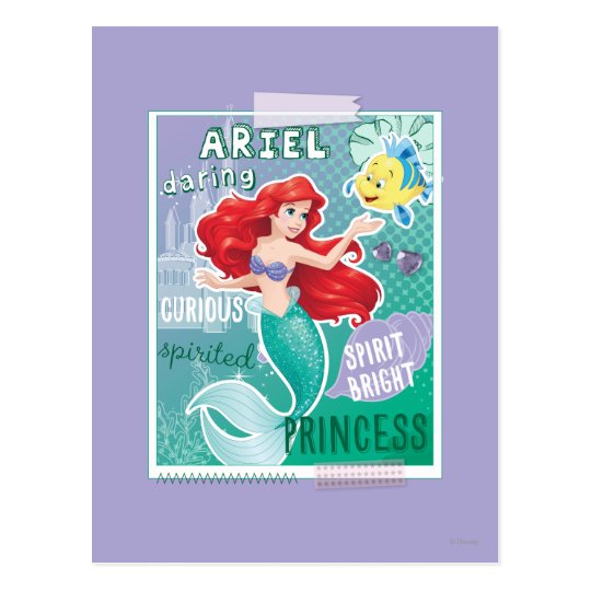 Ariel - Spirit Bright Princess Postcard | Zazzle.com