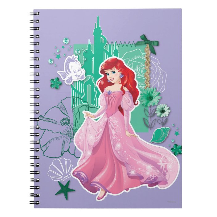 Ariel - Spirited Princess Notebook | Zazzle.com