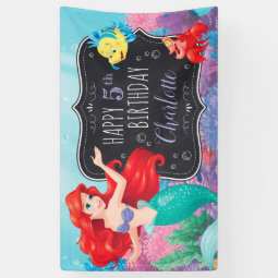 Ariel | The Little Mermaid - Chalkboard Banner | Zazzle