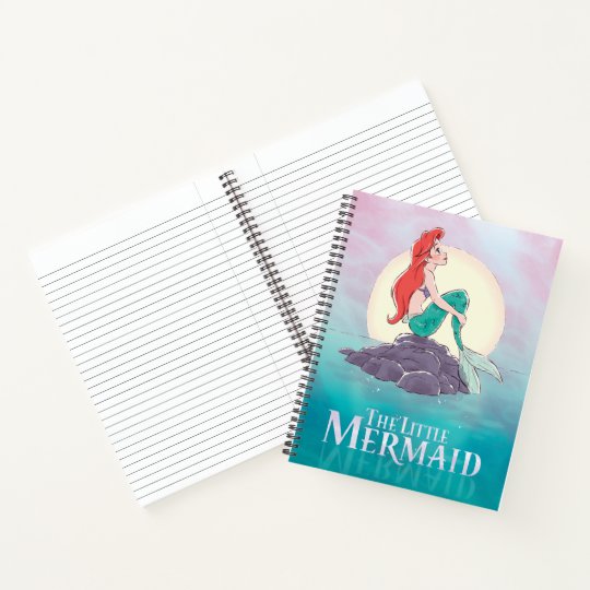 Ariel | The Little Mermaid - Pearlescent Princess Notebook | Zazzle.com