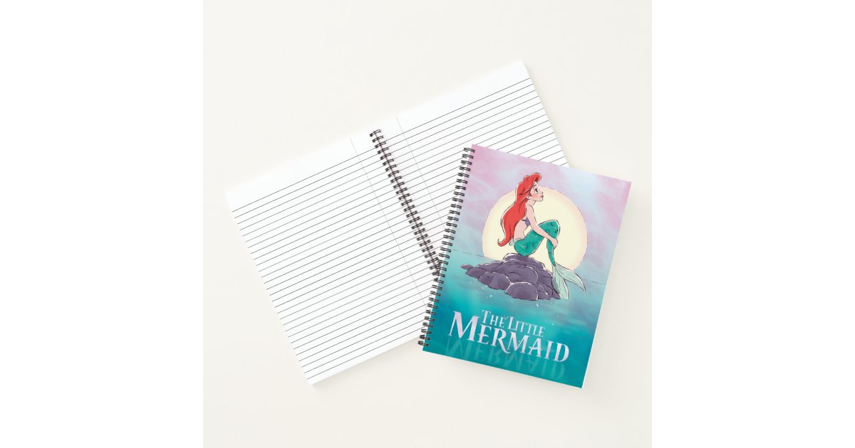 Ariel | The Little Mermaid - Pearlescent Princess Notebook | Zazzle