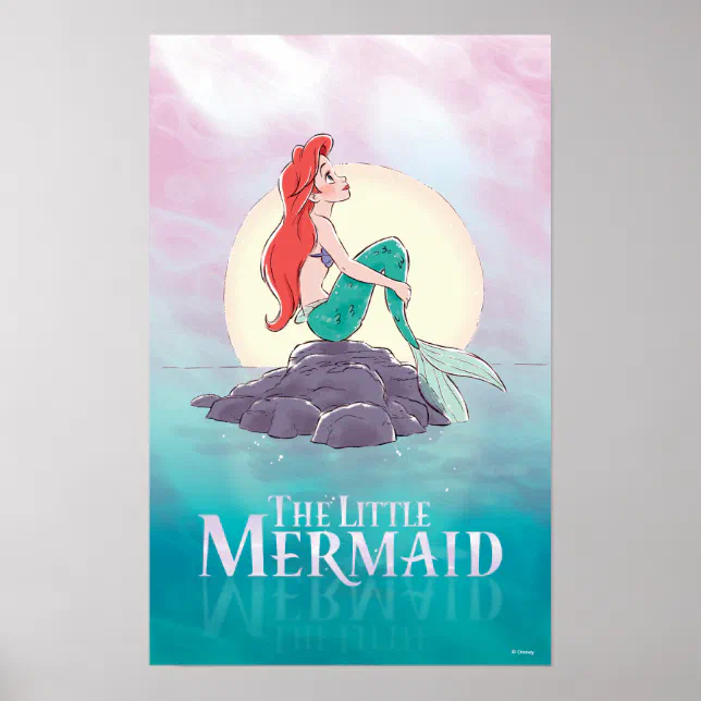 Ariel | The Little Mermaid - Pearlescent Princess Poster | Zazzle