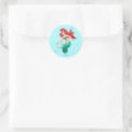 Ariel with Bubbles Classic Round Sticker | Zazzle