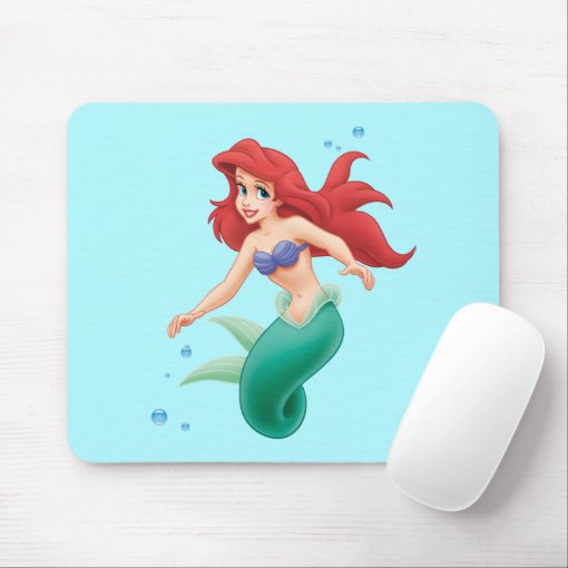Ariel with Bubbles Mouse Pad | Zazzle