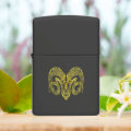 Aries Gold Zippo Lighter | Zazzle