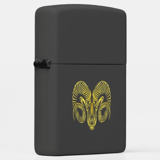 Aries Gold Zippo Lighter | Zazzle