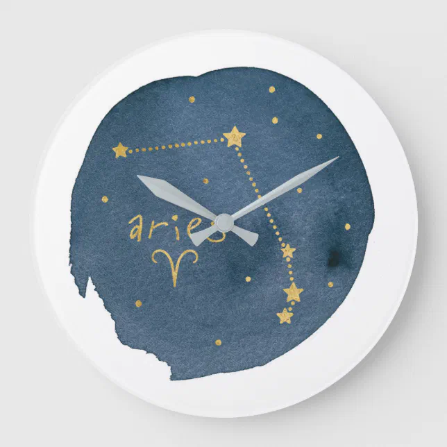 Aries Large Clock | Zazzle