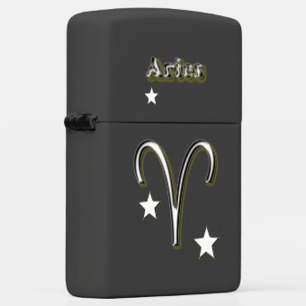 Aries symbol zippo lighter | Zazzle