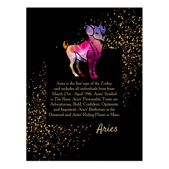 Aries the Ram Postcard | Zazzle.com