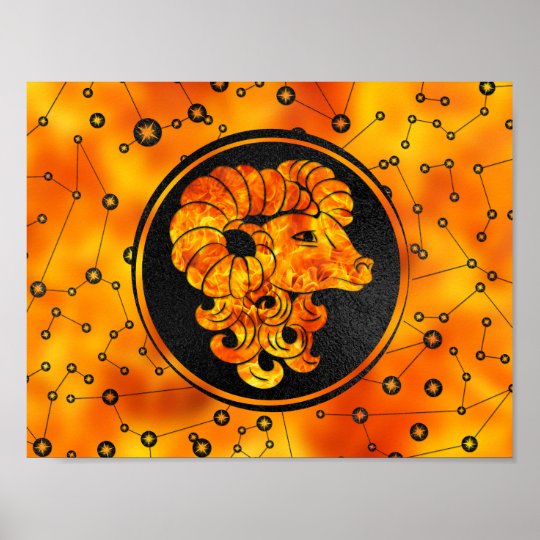 Aries Zodiac Sign Fire element | Zazzle.com