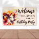 Aries Zodiac Themed Birthday Party Welcome Sign | Zazzle
