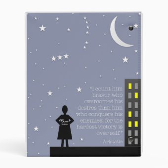 Aristotle's Mastery of Self Mini Binder | Zazzle